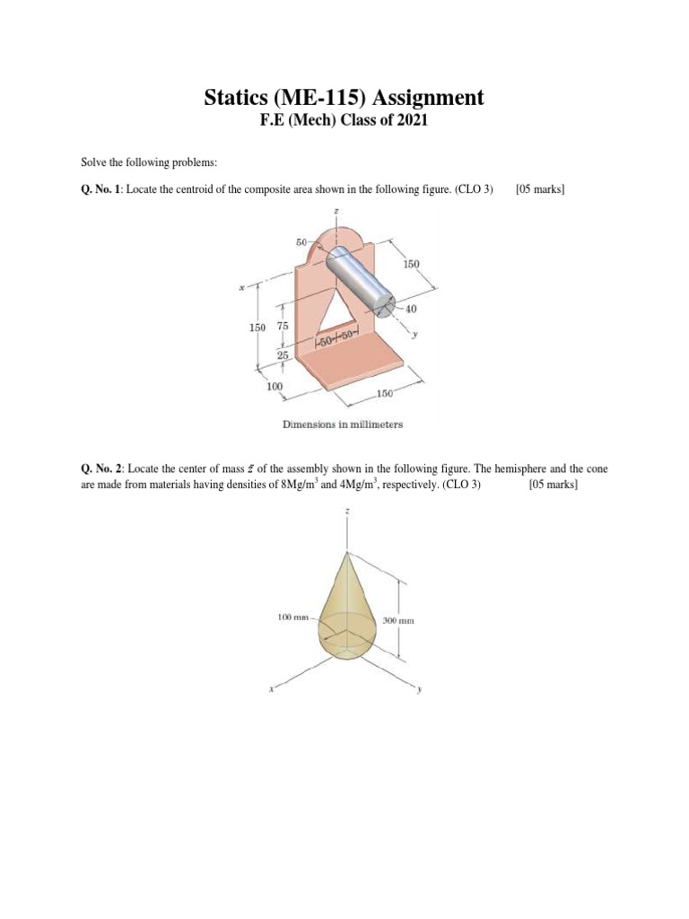 Statics Assignment 2021 | PDF | Teaching Methods & Materials | Science ...