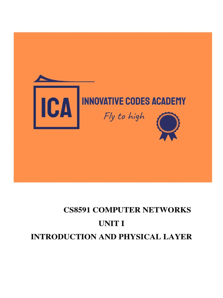 Cs8591 Computer Networks Unit I Introduction and Physical Layer | PDF | Network Topology ...