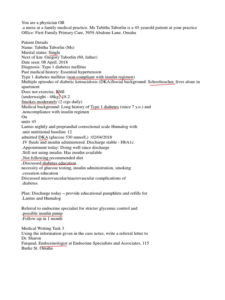 Tabitha Taborlin Note | PDF