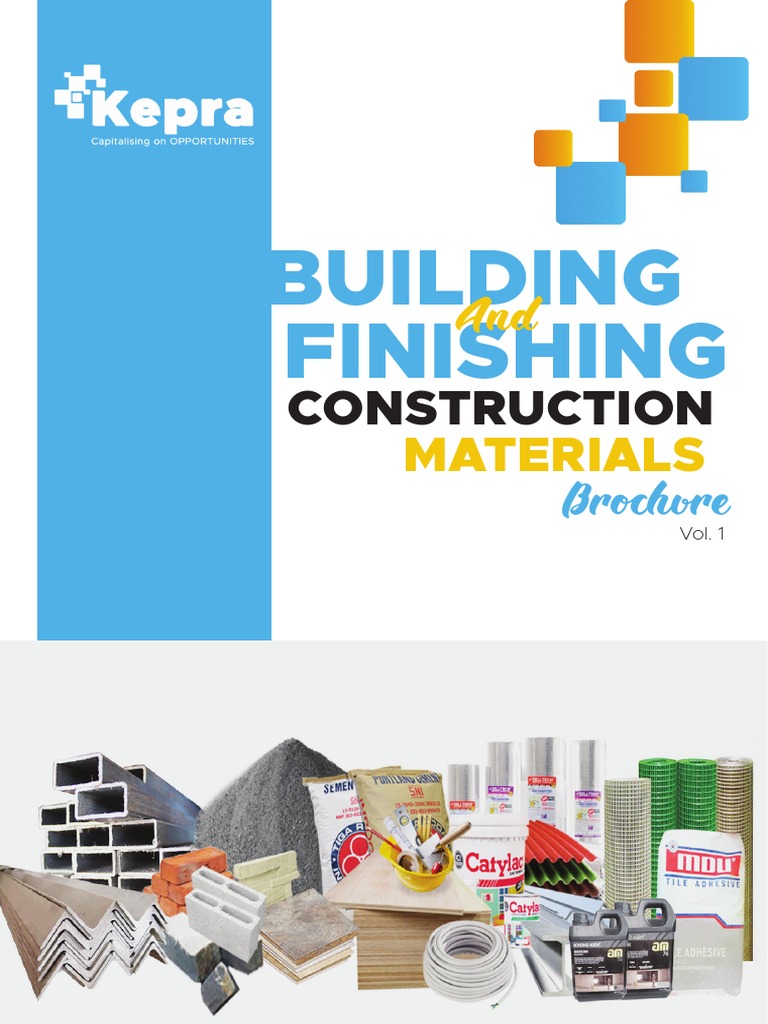 A Comprehensive Guide to Building and Finishing Construction Materials ...