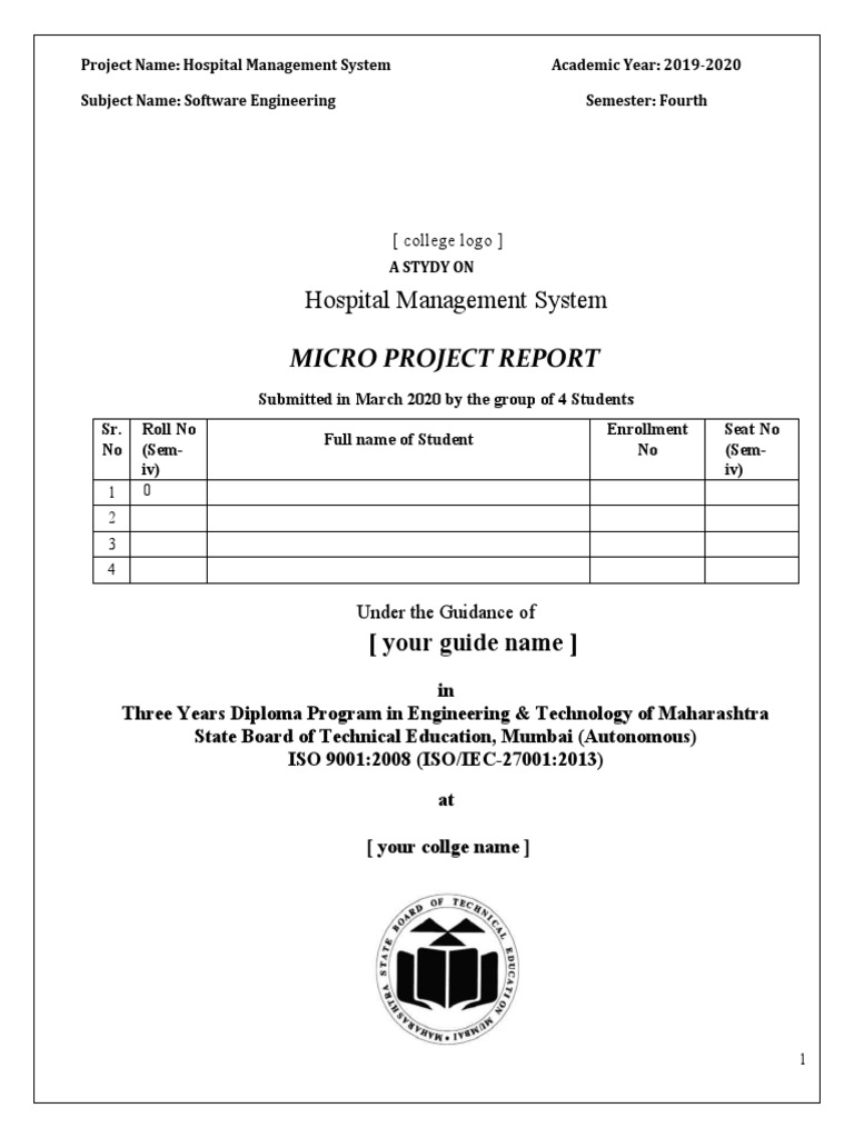 Hospital Management System | PDF | Information Age | Business