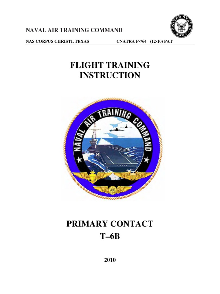 Beechcraft T-6B Texan II Flight Training Instructions | PDF | Curriculum | Flight Instructor