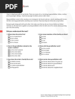 Little Red Riding Hood Comprehension Questions | PDF