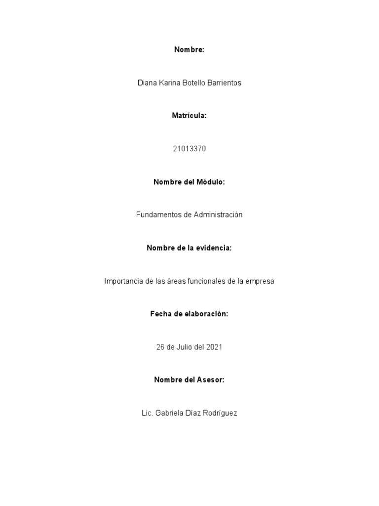 Botello - Diana - Ea4 - Muebleria S | PDF | Marketing | Gestión de ...