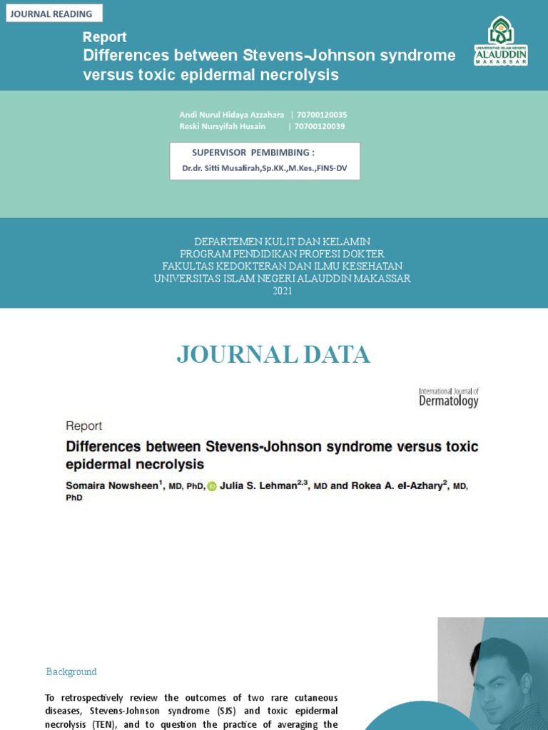 SJS vs TEN: Mortality and Outcomes Analysis | PDF | Clinical Medicine ...