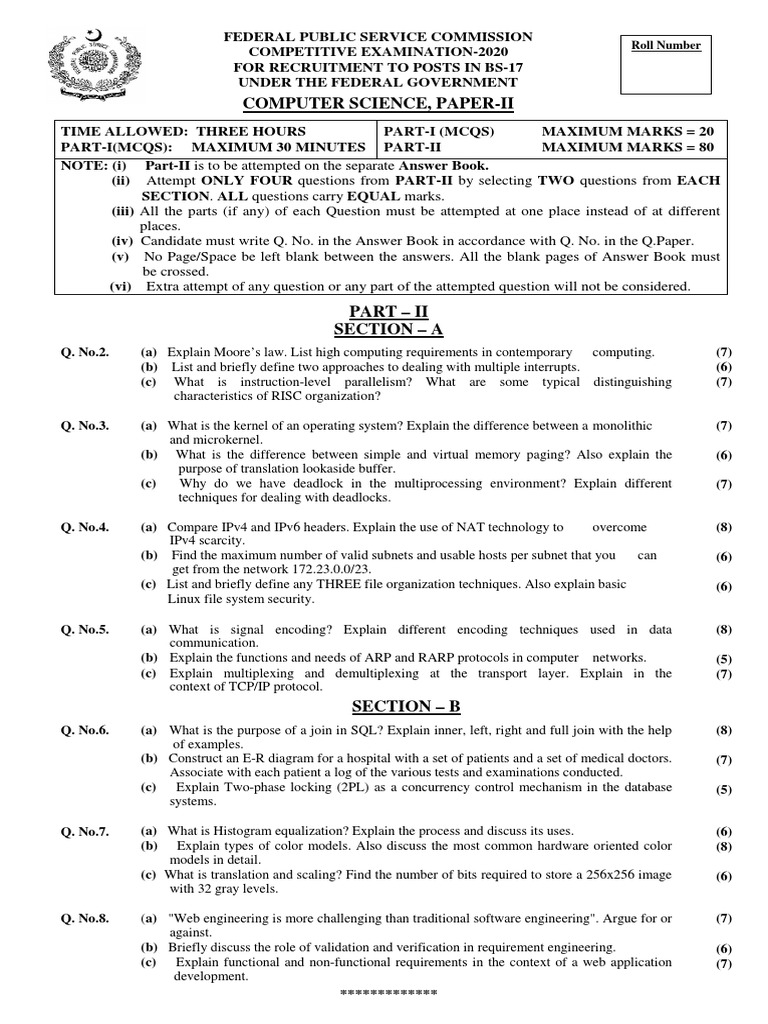 Css 2020 Computer Science Paper | PDF | Internet Protocols | Internet ...