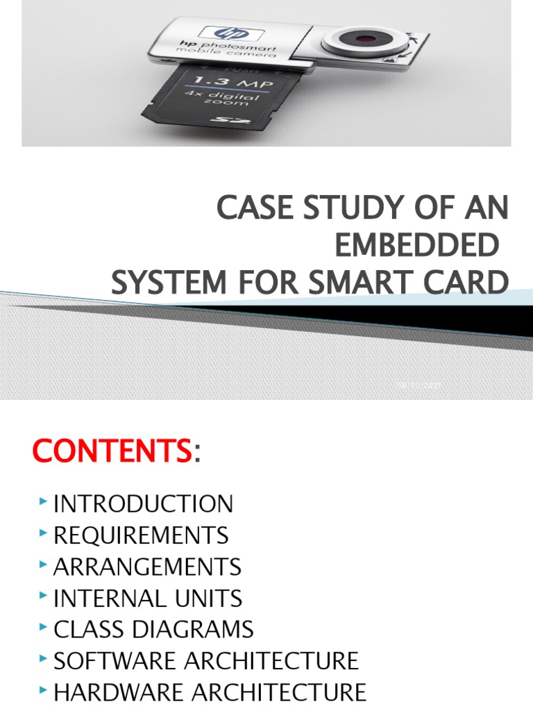 Case Study of An Embedded System For Smart Card | Download Free PDF | Embedded System ...