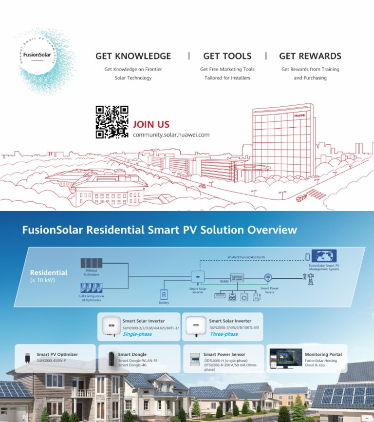 00-FusionSolar Residential Smart PV Solution Overview | PDF
