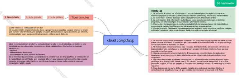 Ventajas y desventajas del Cloud Computing | PDF | Computación en la ...