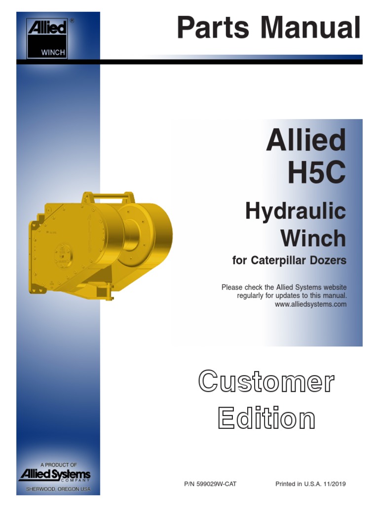599029W-CAT Manual Partes h5c | PDF | Rope | Screw