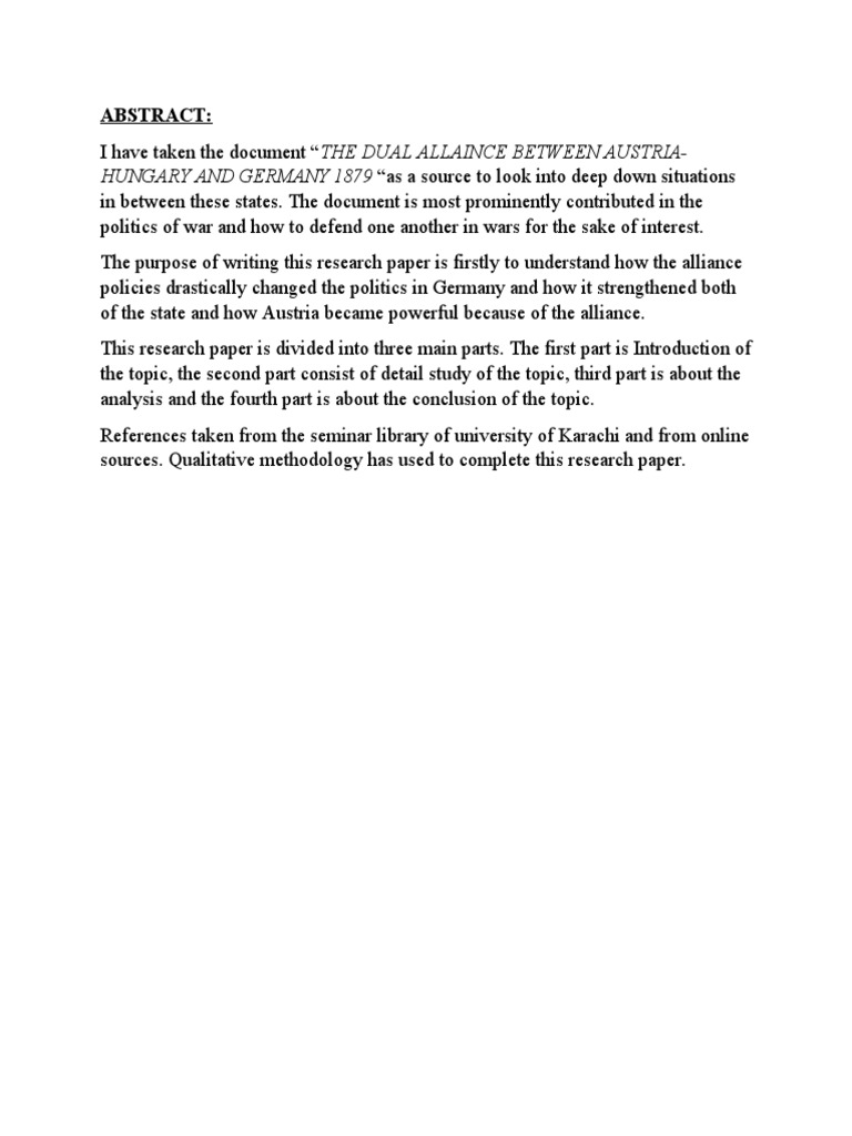 The Dual Alliance of 1879 | PDF | Treaty | Austria Hungary