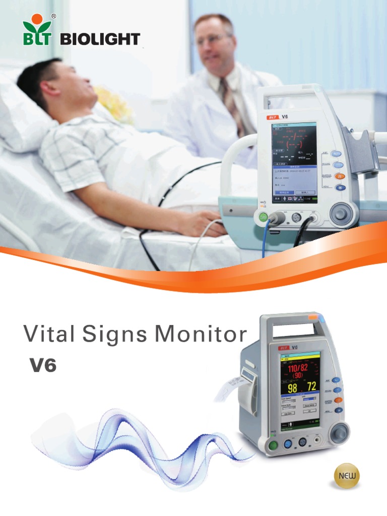 Brochure of V6 Vital Sign Monitor Biolight | PDF