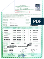 SSLC Marks Card | PDF