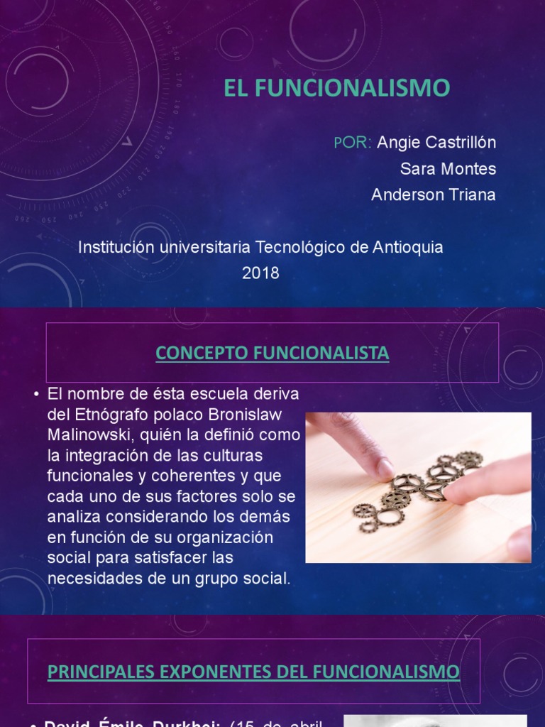 Funcionalismo | PDF | Sociología | Science