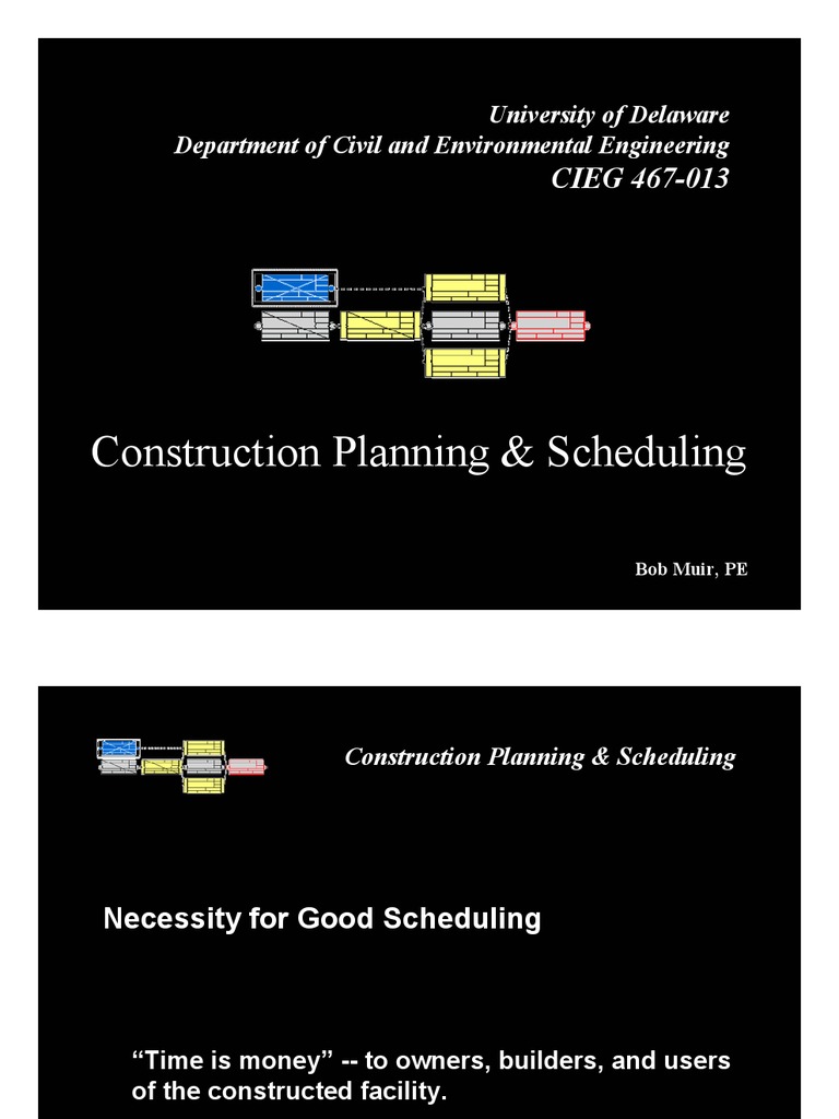 Construction Planning and Scheduling | PDF | Business