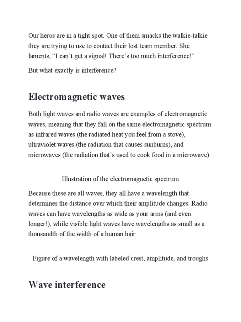 Constructive and Destructive Interference | PDF | Wavelength | Diffraction