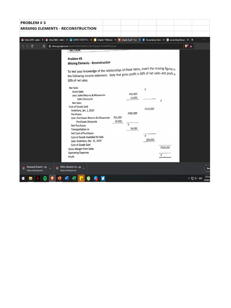 Chapter 8-Problem 3 | PDF