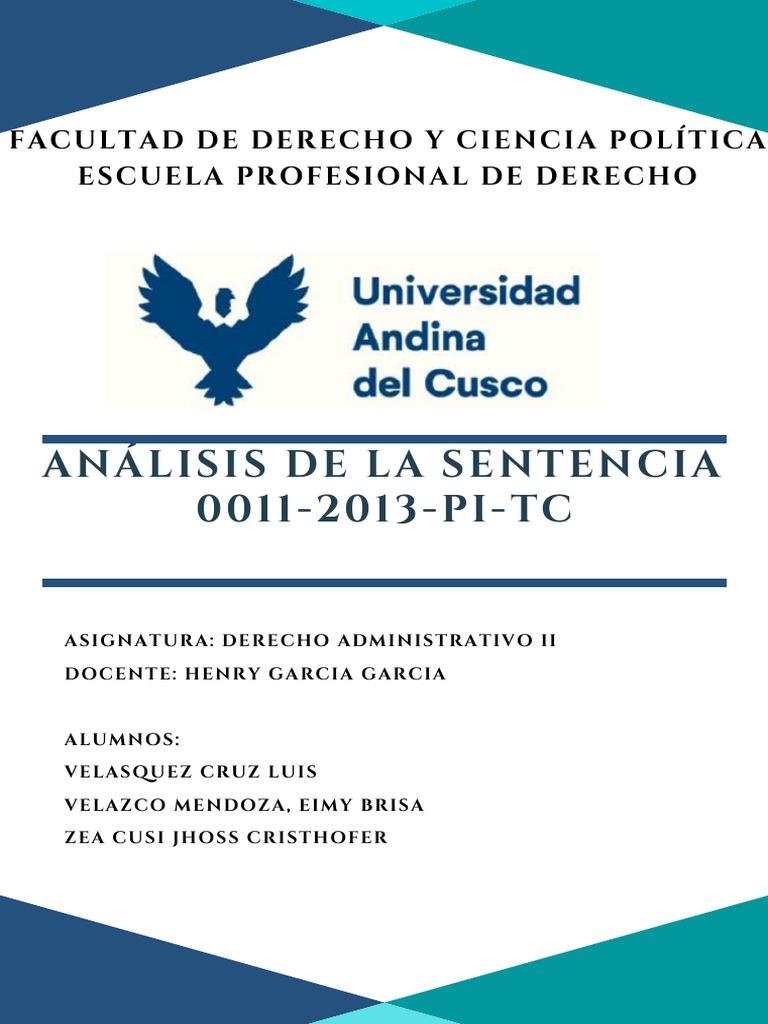 Exp. 0011-2013-Pi-Tc | PDF | Libertad | Estado (política)