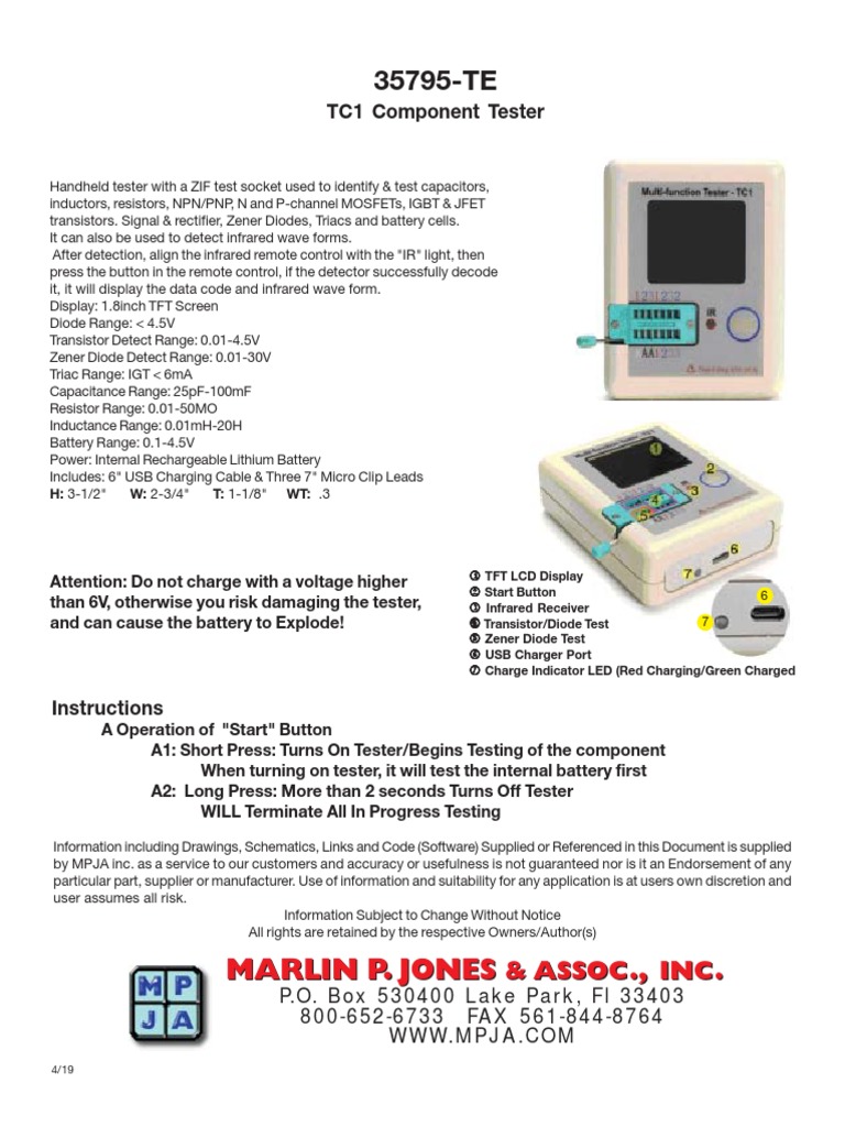 Marlin P. Jones | PDF | Transistor | Capacitor