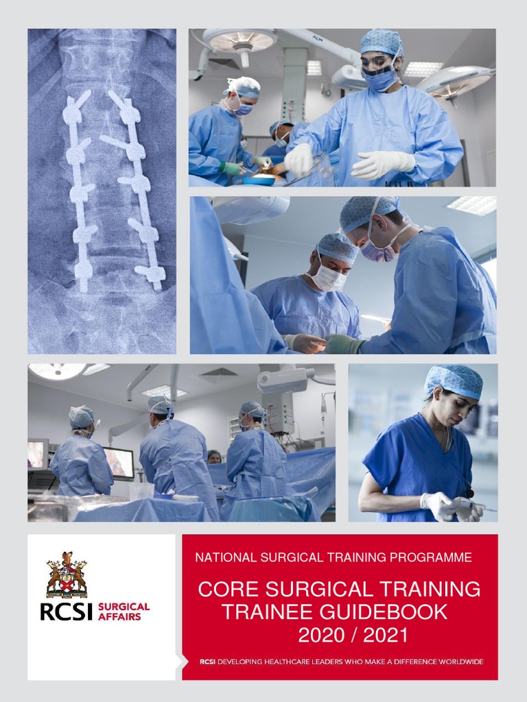 Core Surgical Training Trainee Guide 2021 | PDF | Residency (Medicine ...