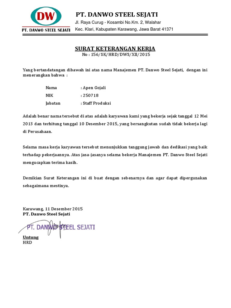 PT. Danwo Steel Sejati | PDF