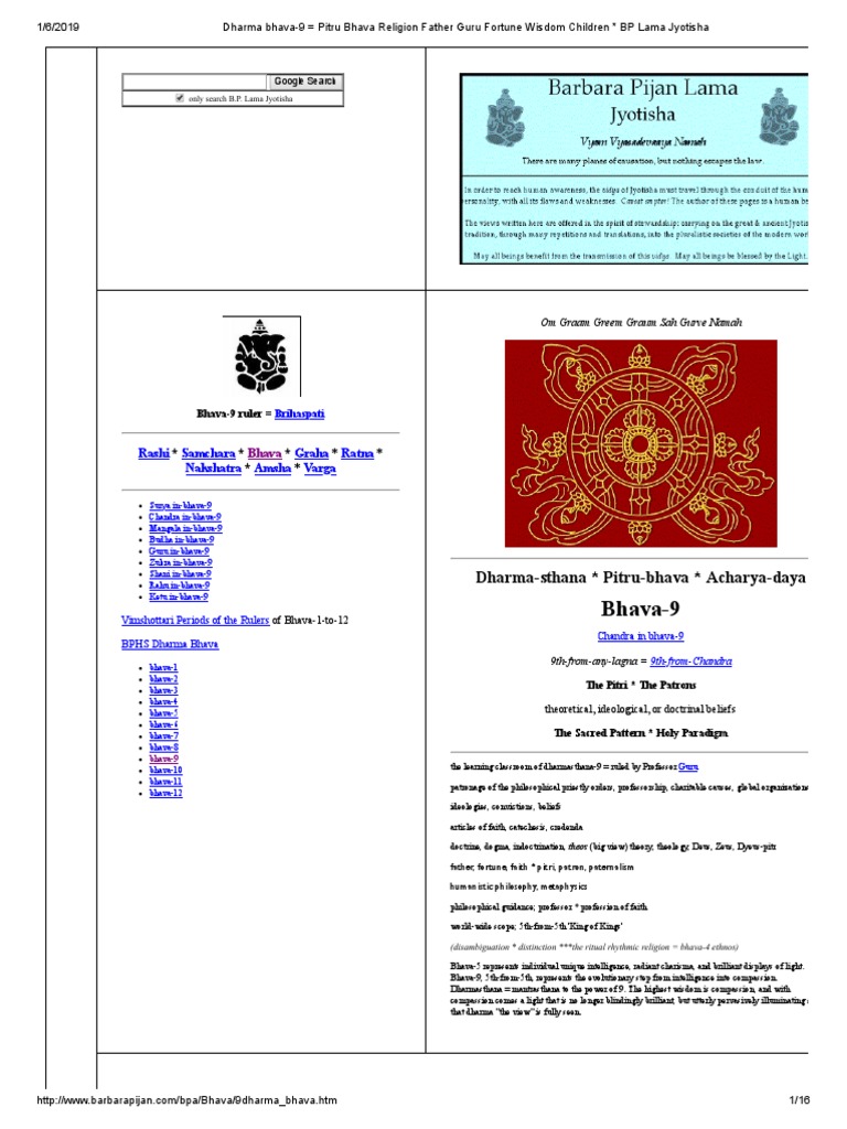 Bhava-9: Rashi Samchara Graha Ratna Nakshatra Amsha Varga | PDF | Hindu Astrology | Wisdom