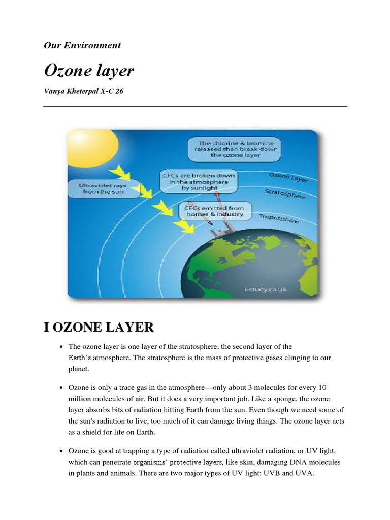 Protecting the Ozone Layer: The Importance of the Ozone Layer, Causes ...