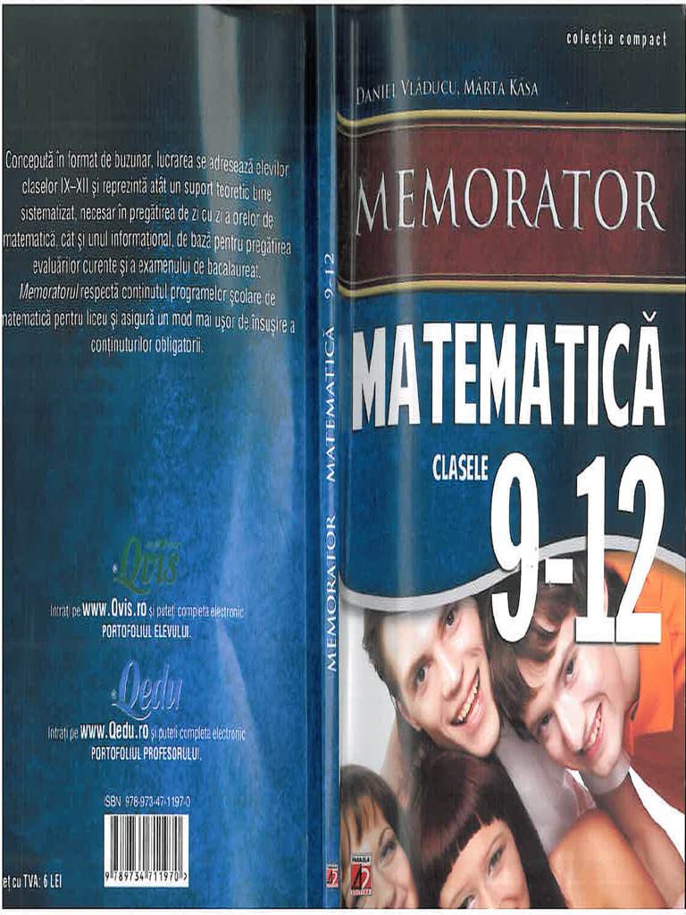 Memorator Matematica IX XII | PDF