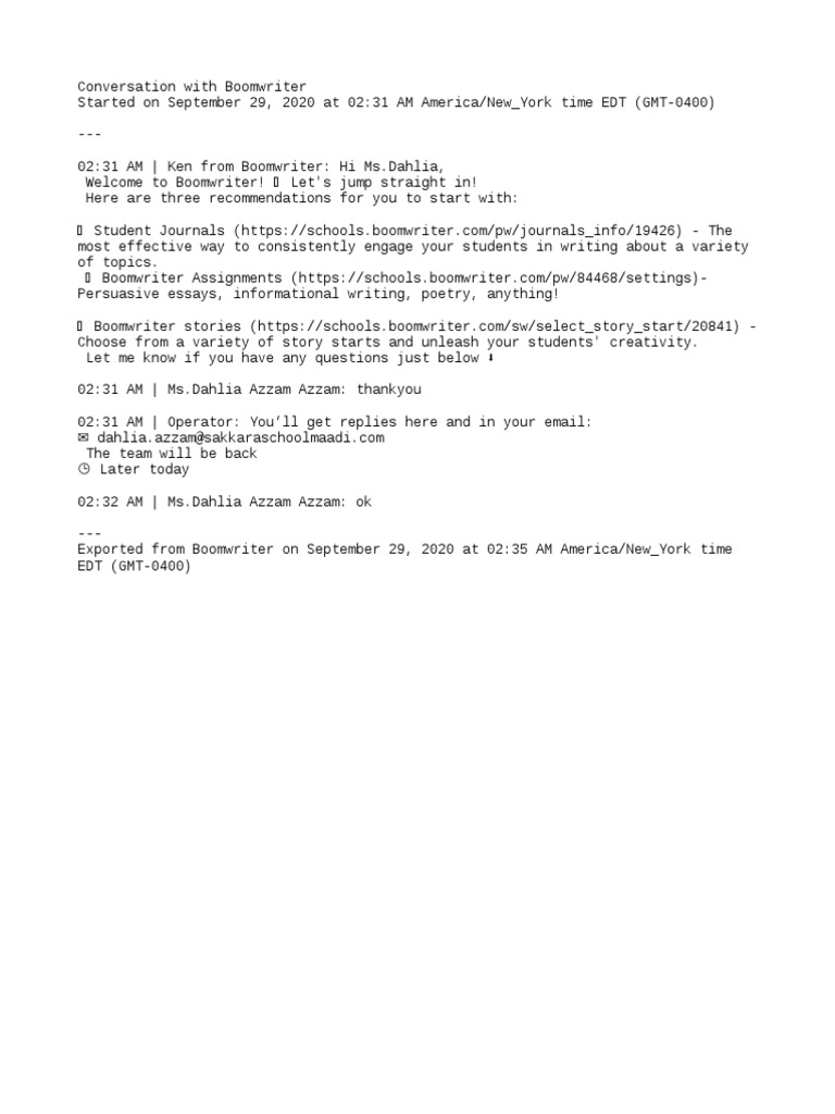 Boomwriter 2020 09 29 127858700303835 | PDF