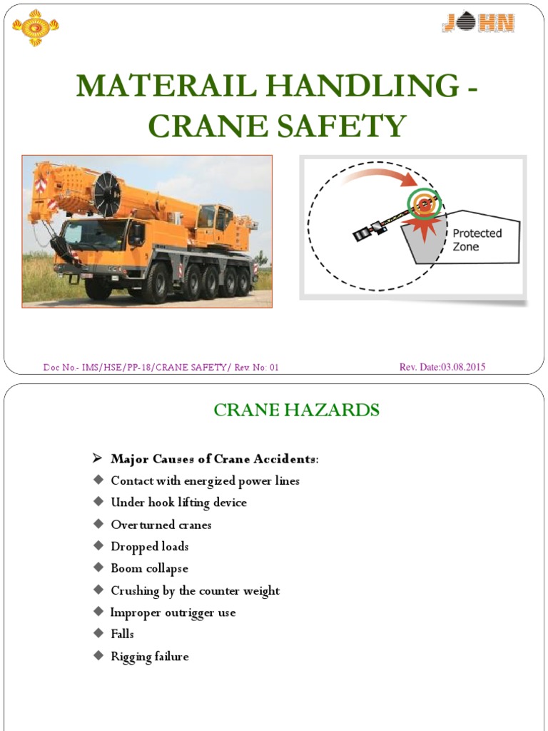 Crane Safety Training Training | PDF | Crane (Machine) | Machines