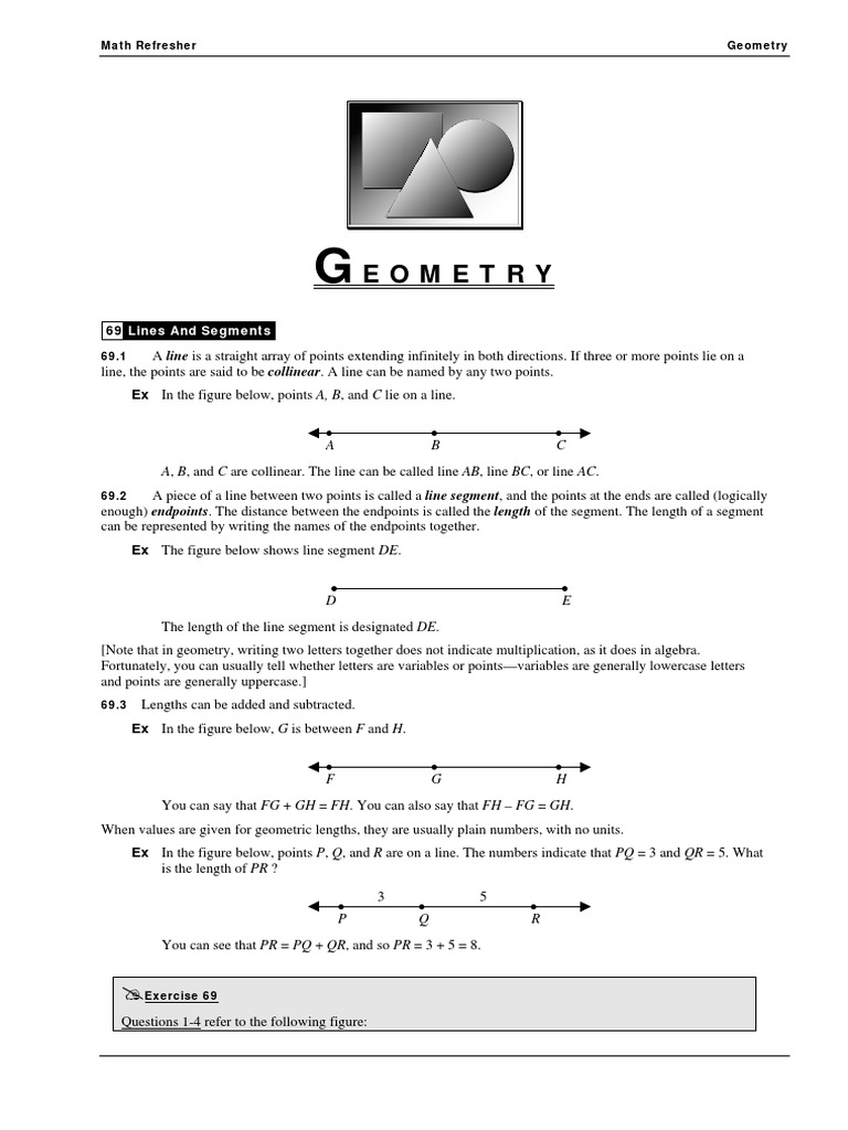 Geometry Refresher | PDF | Area | Rectangle