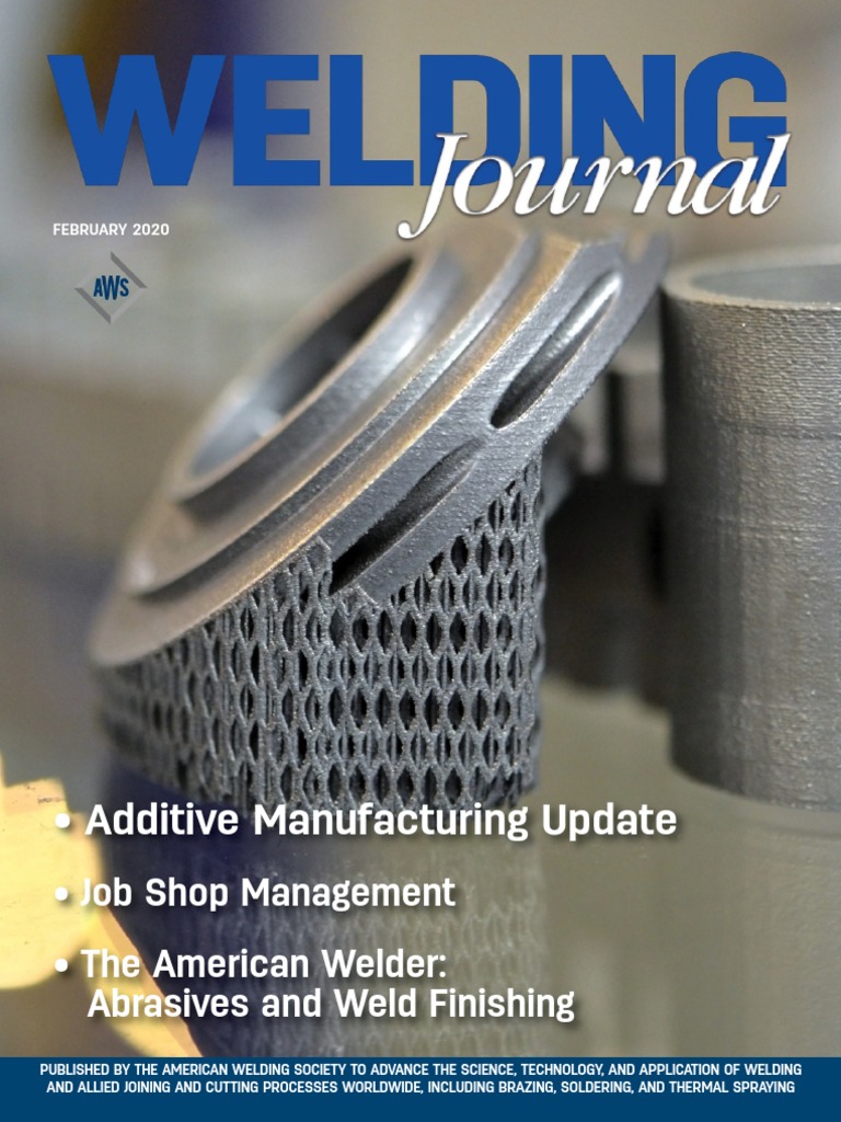 Aws WJ 202002 | PDF | 3 D Printing | Welding