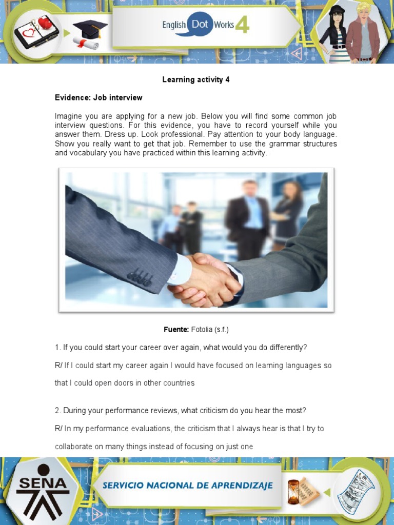 Job Interview Preparation Guide | PDF | Cognition | Communication