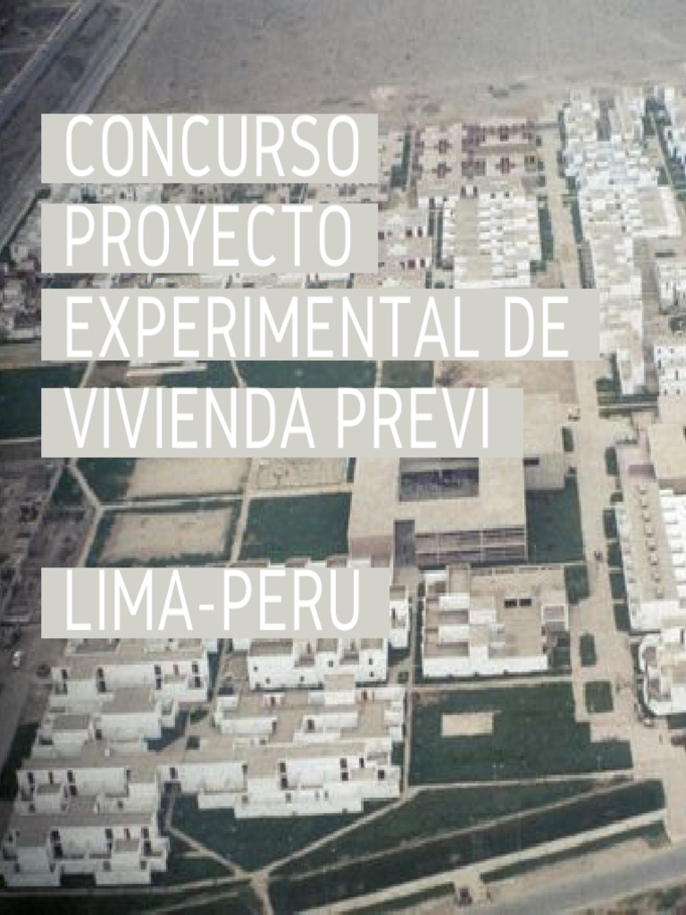 Agrupacion Previ | PDF | Lima | Arquitecto