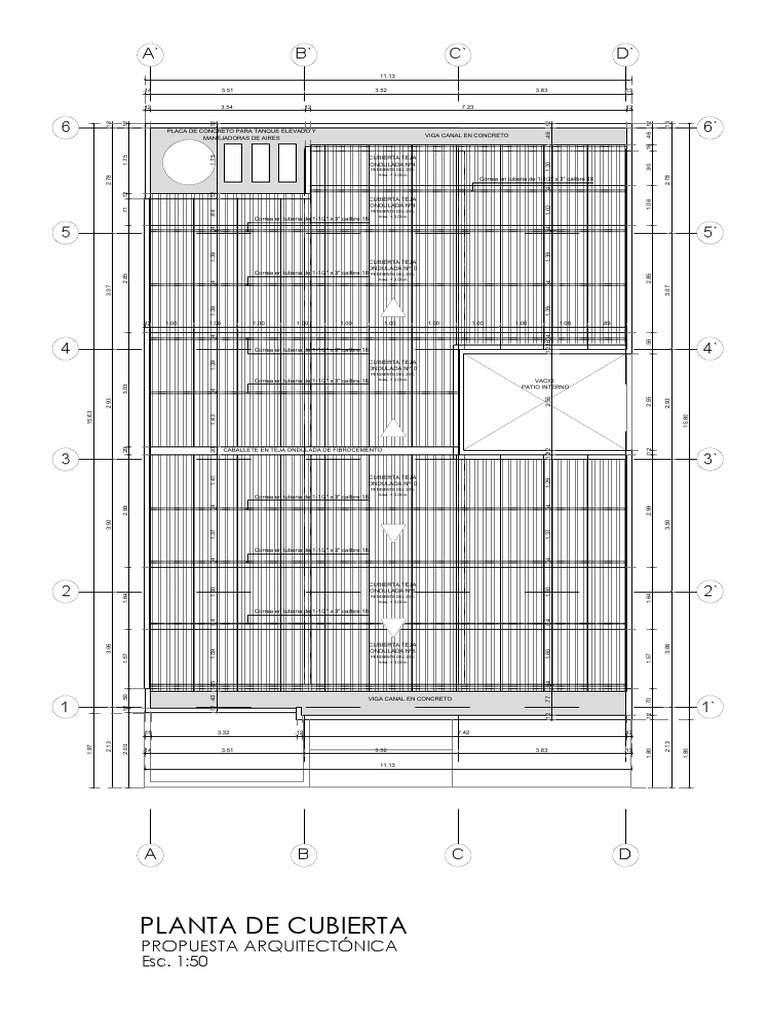 Planos De Distribución De Cubiertas Elevadas Plots Regulables