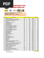 Cotización Materiales - Adj Ok | PDF | Materiales de construcción | Rieles
