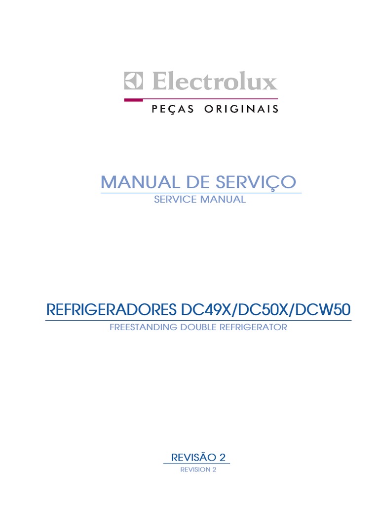 DC49X DC50X DCW50 | PDF | Geladeira | Refrigeração