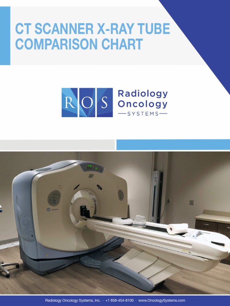 CT Scanner X-Ray Tube Comparison Chart | PDF | Ct Scan | X Ray