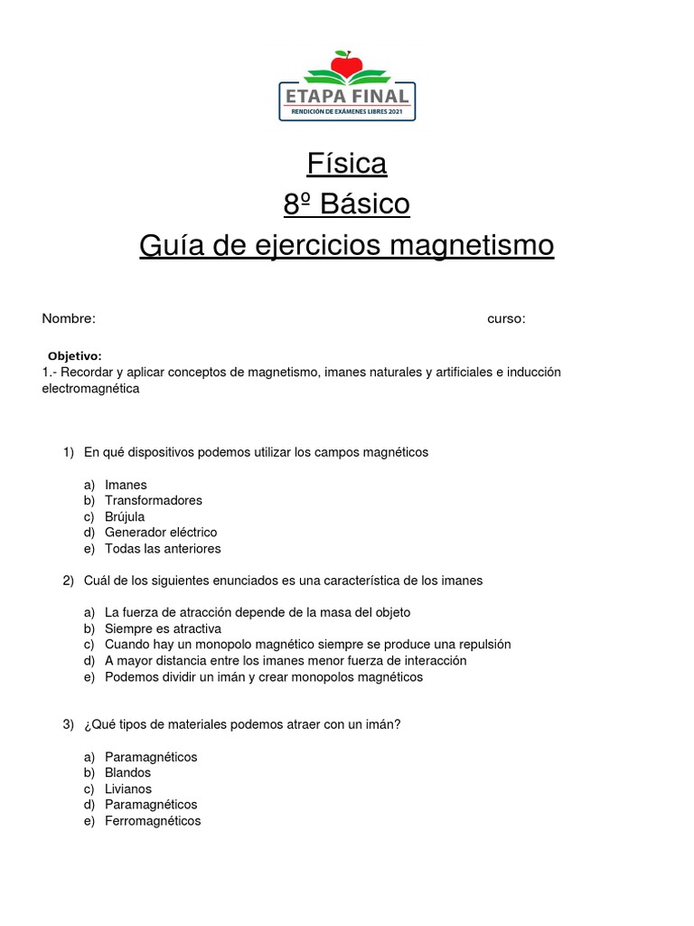 MAGNETISMO | PDF | Imán | Magnetismo