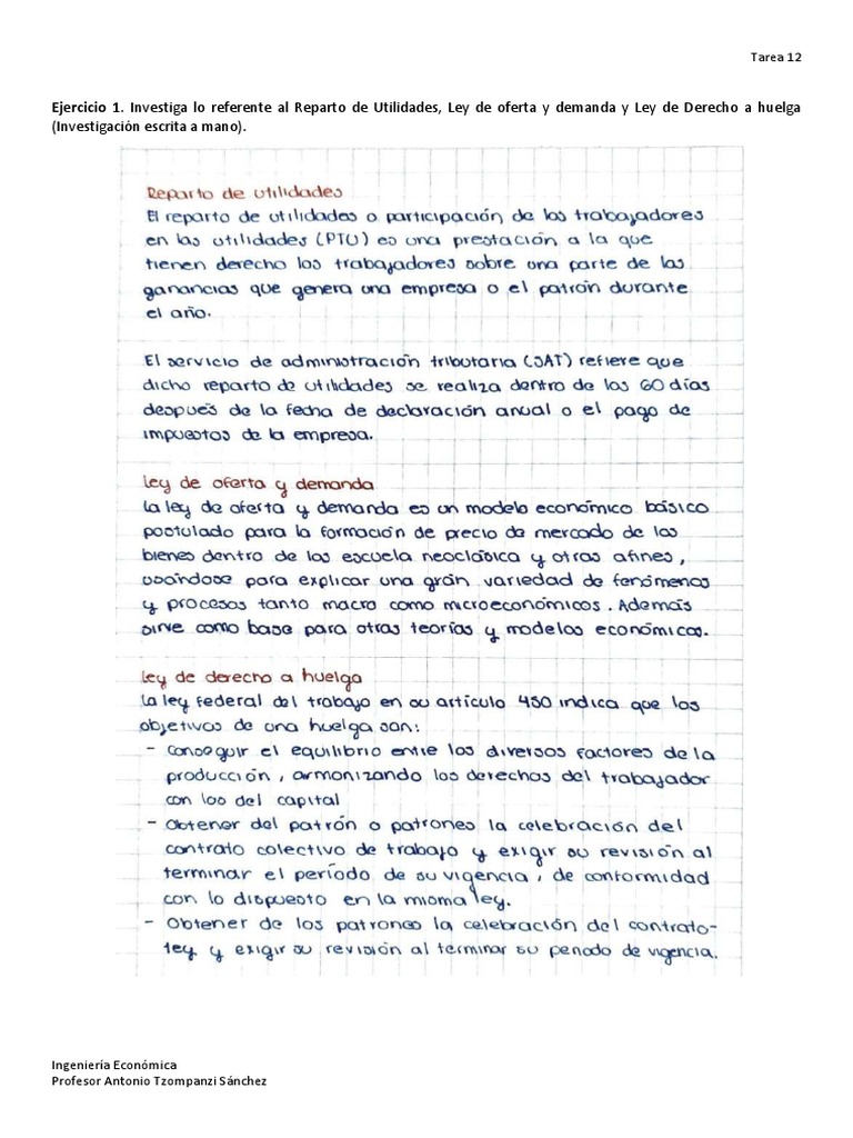 Tarea 12 - Ie - 9no | PDF