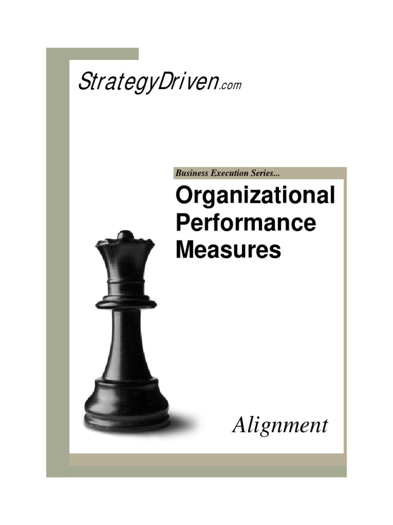 Organizational Performance Measures Guide | PDF | Uncertainty | Goal