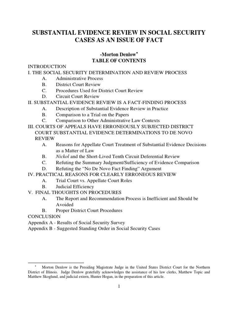 Substantial Evidence | Download Free PDF | Standard Of Review | Summary ...