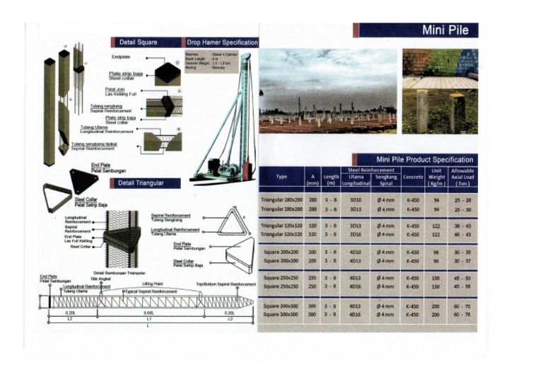 Brosur Mini Pile | PDF