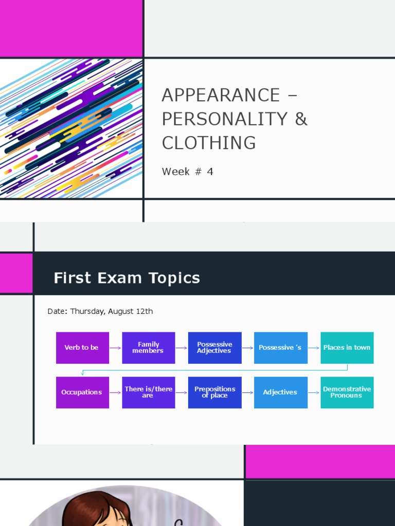 Appearance - Personality & Clothing | PDF | Grammar | Syntax