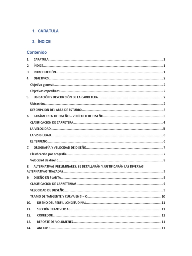 Informe - Avance | PDF | La carretera | Carretera de acceso controlado