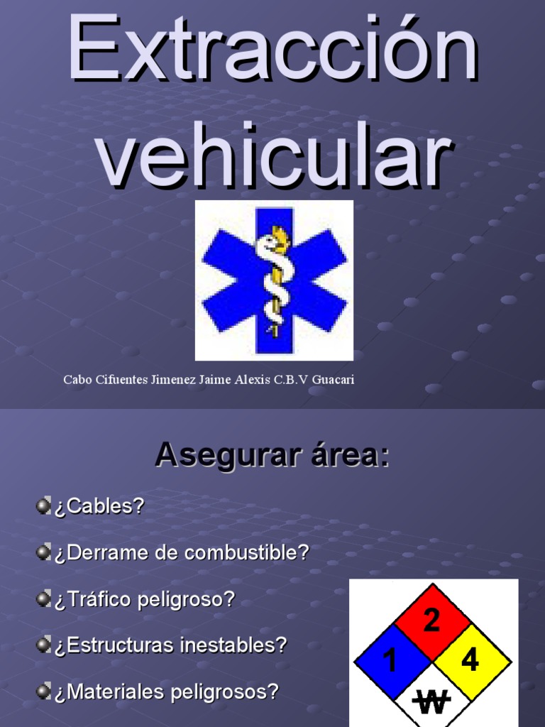 Extracción Vehicular | PDF
