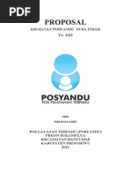 Contoh Proposal Bantuan Dana POSYANDU | PDF