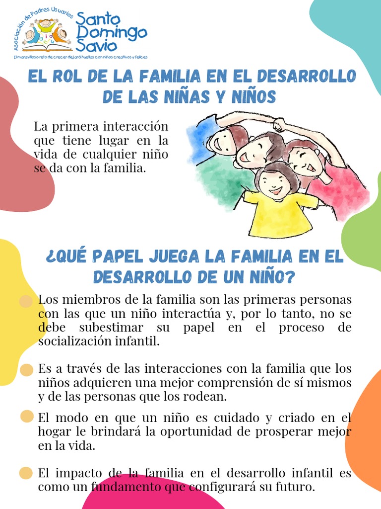 El Rol de La Familia en El Desarrollo de Las Niñas y Niños | PDF | Las ...