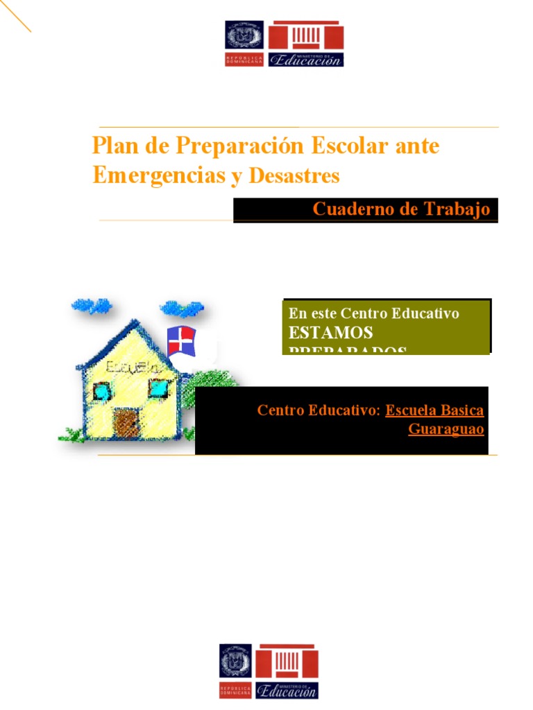 PLAN ESCOLAR Escuela Guaraguao | PDF | Defensa Civil
