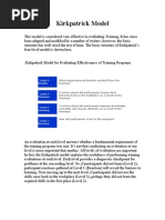 Kirkpatrick Level 4 Evaluation Questionnaire | PDF | Evaluation ...